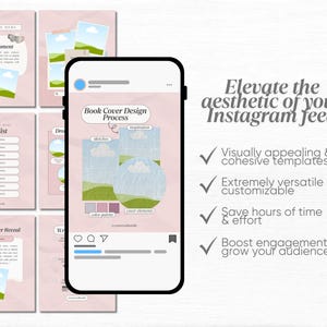 Romance Book Launch Author Instagram Book Release Template Author ...