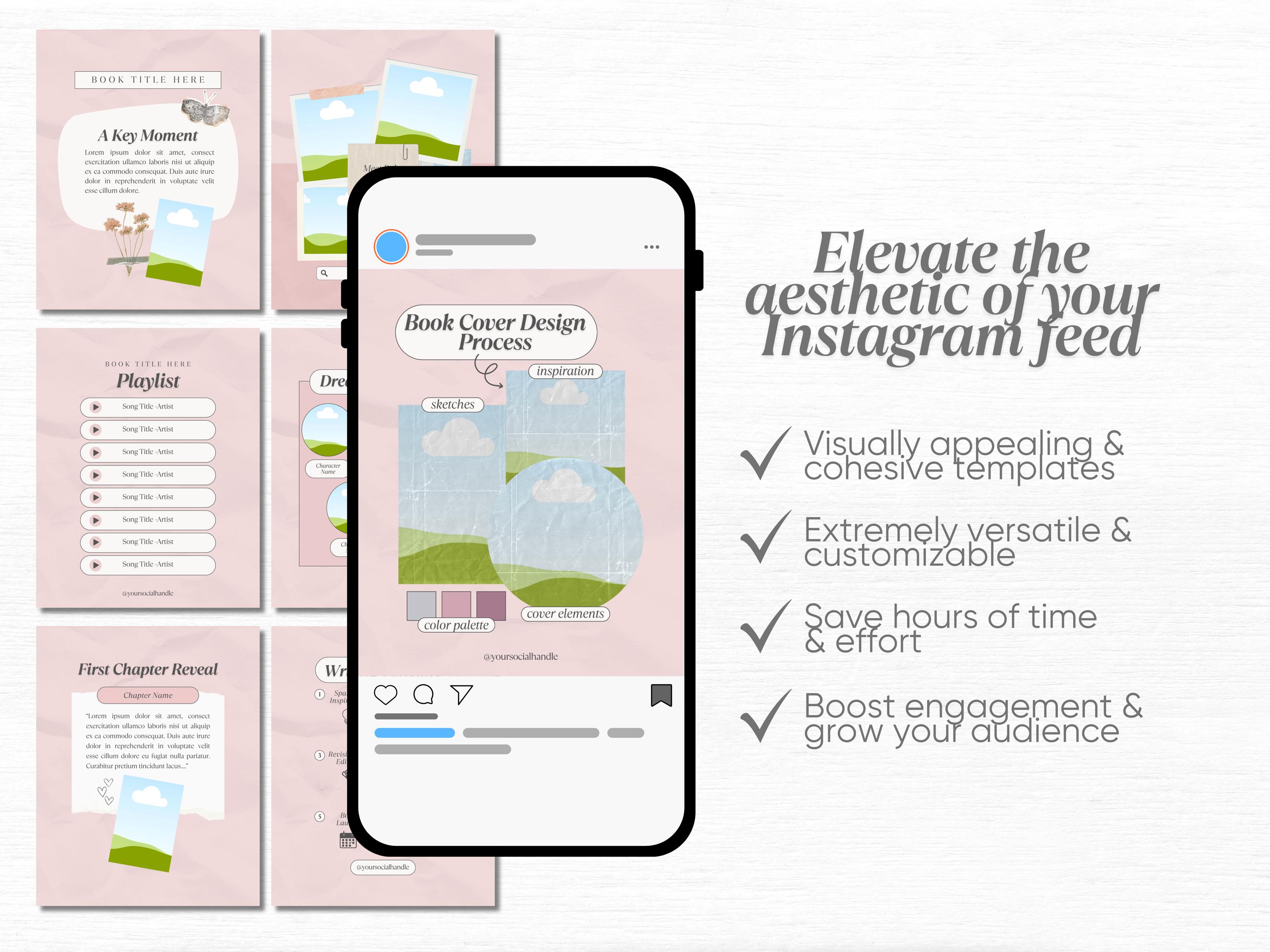 Romance Book Launch Author Instagram Book Release Template Author ...
