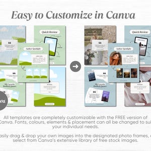 2025 Book Template Bookstagram Canva Bookish Instagram Book Lover ...