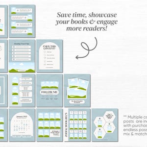2025 Book Template Bookstagram Canva Bookish Instagram Book Lover ...