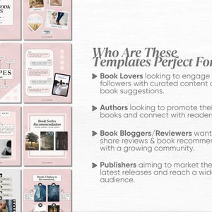 Book Instagram Bookstagram Canva Template Bookish Instagram Book Trope ...