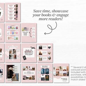 Book Instagram Bookstagram Canva Template Bookish Instagram Book Trope ...