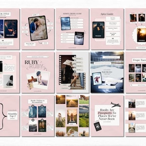 Book Instagram Bookstagram Canva Template Bookish Instagram Book Trope ...