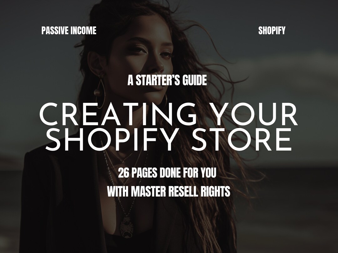 Creating Your Shopify Store Guide With MRR/PLR, Done-for-you Ebook ...
