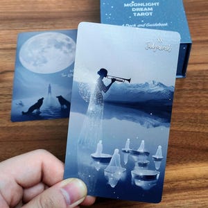 Moonlight Dream Tarot | 78 Tarot Cards Deck, 4 Extra Cards, 196-page ...