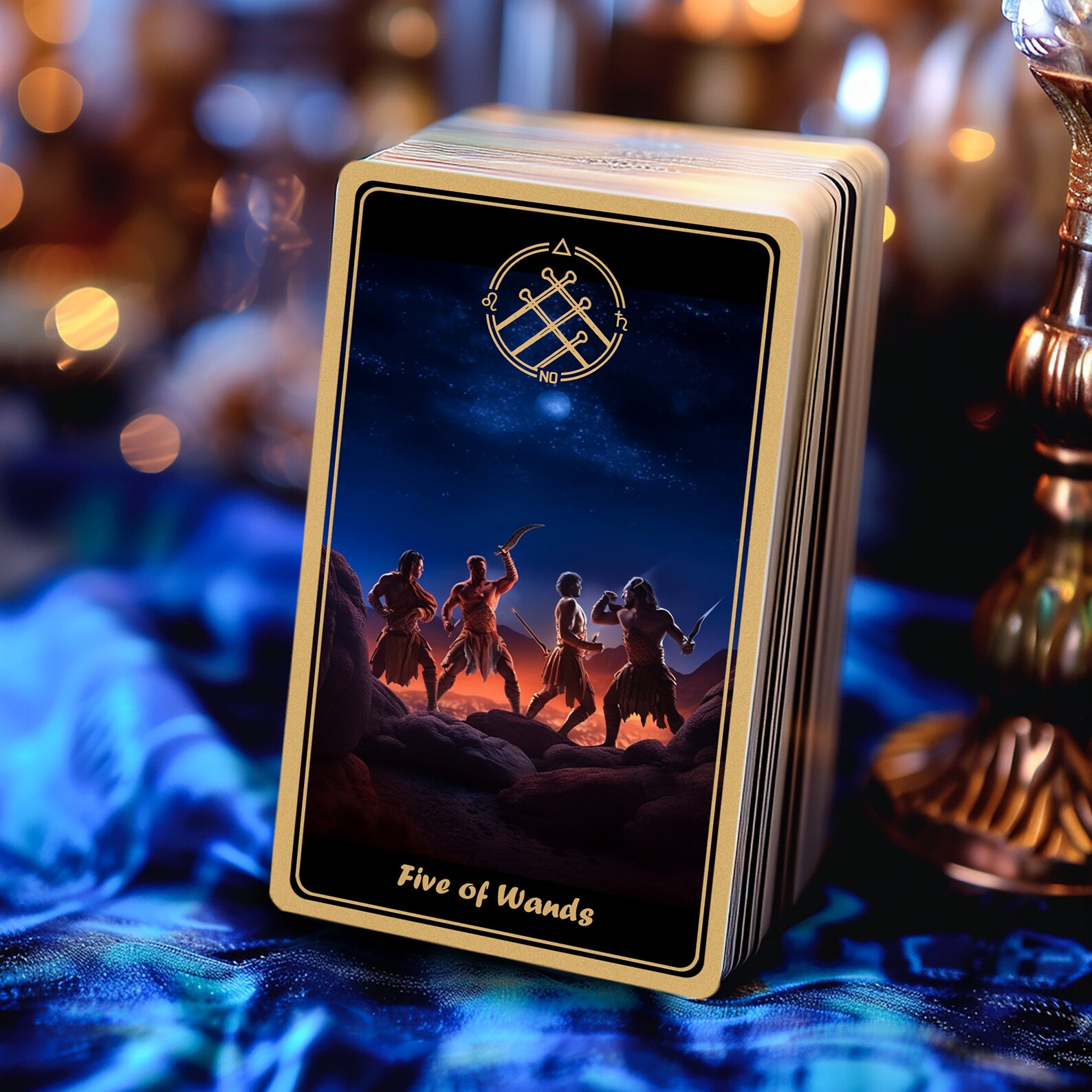 The Desert Night Tarot: Where Stars Whisper to the Soul 78 Tarot Cards ...