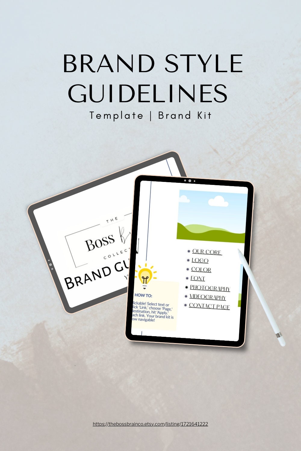 Editable Brand Style Guide for Designers & Businesses - Etsy