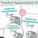 Teacher Appreciation Tag Teacher Gift Tags Pencil Sharpener - Etsy