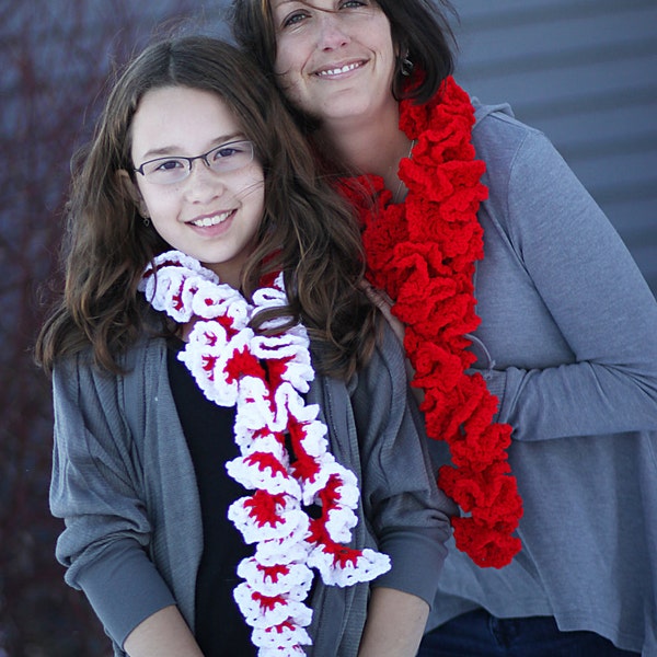Ruffle Scarf Pattern - Etsy