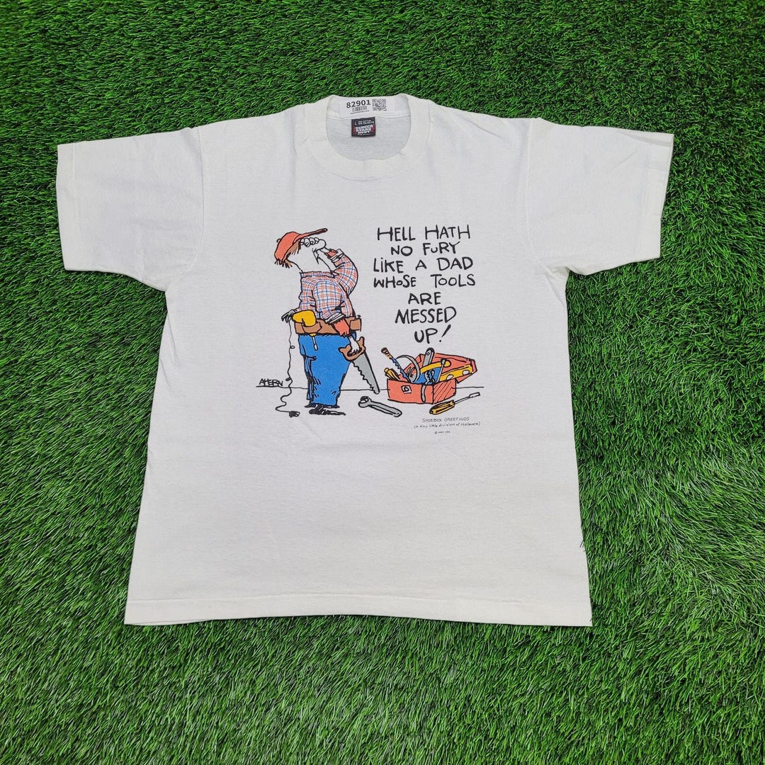Vintage 80s Funny Handyman Dad Shirt Medium 20x25 Crop USA - Etsy
