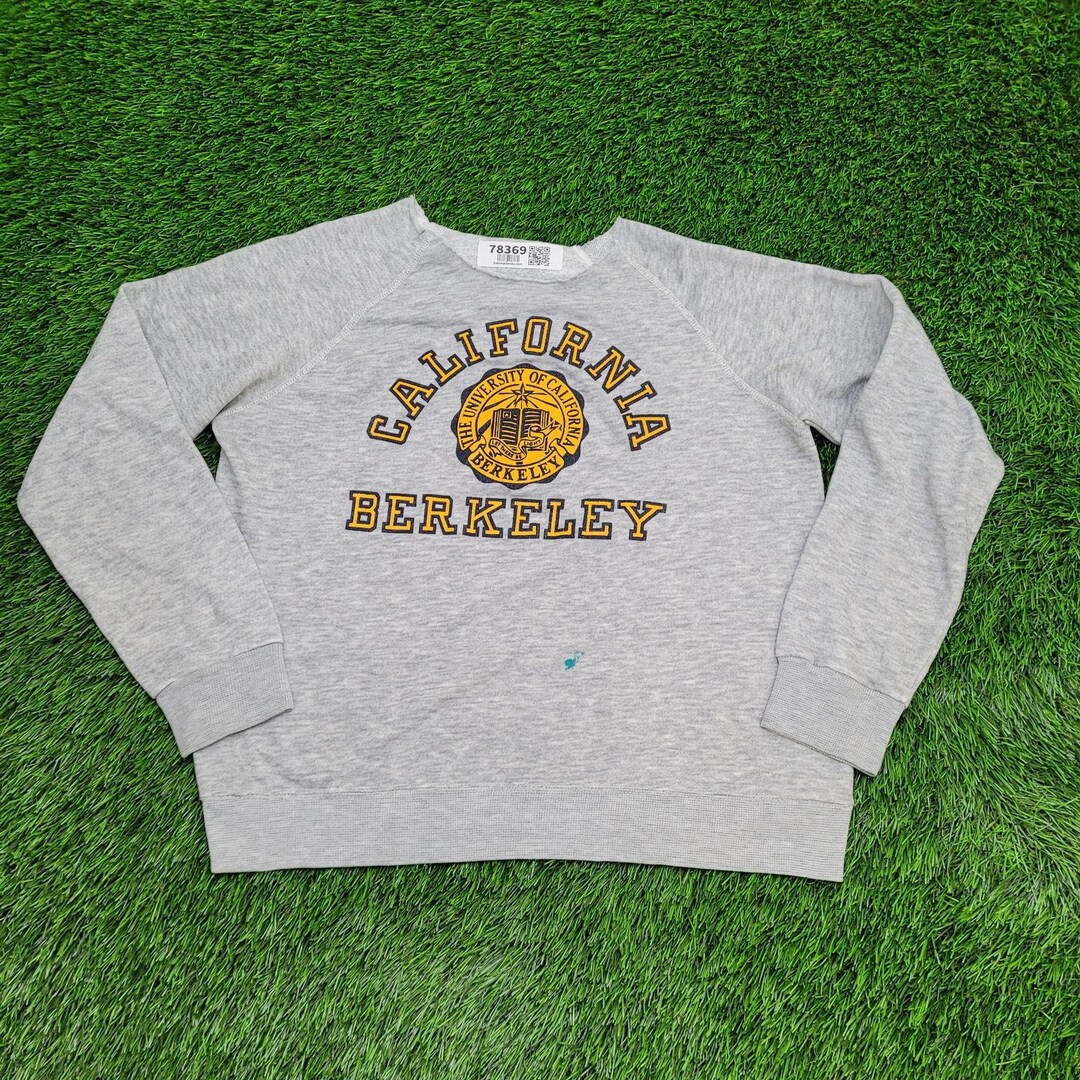 Vintage UC Berkeley Crop Sweatshirt Womens Large 21x21 Boxy - Etsy