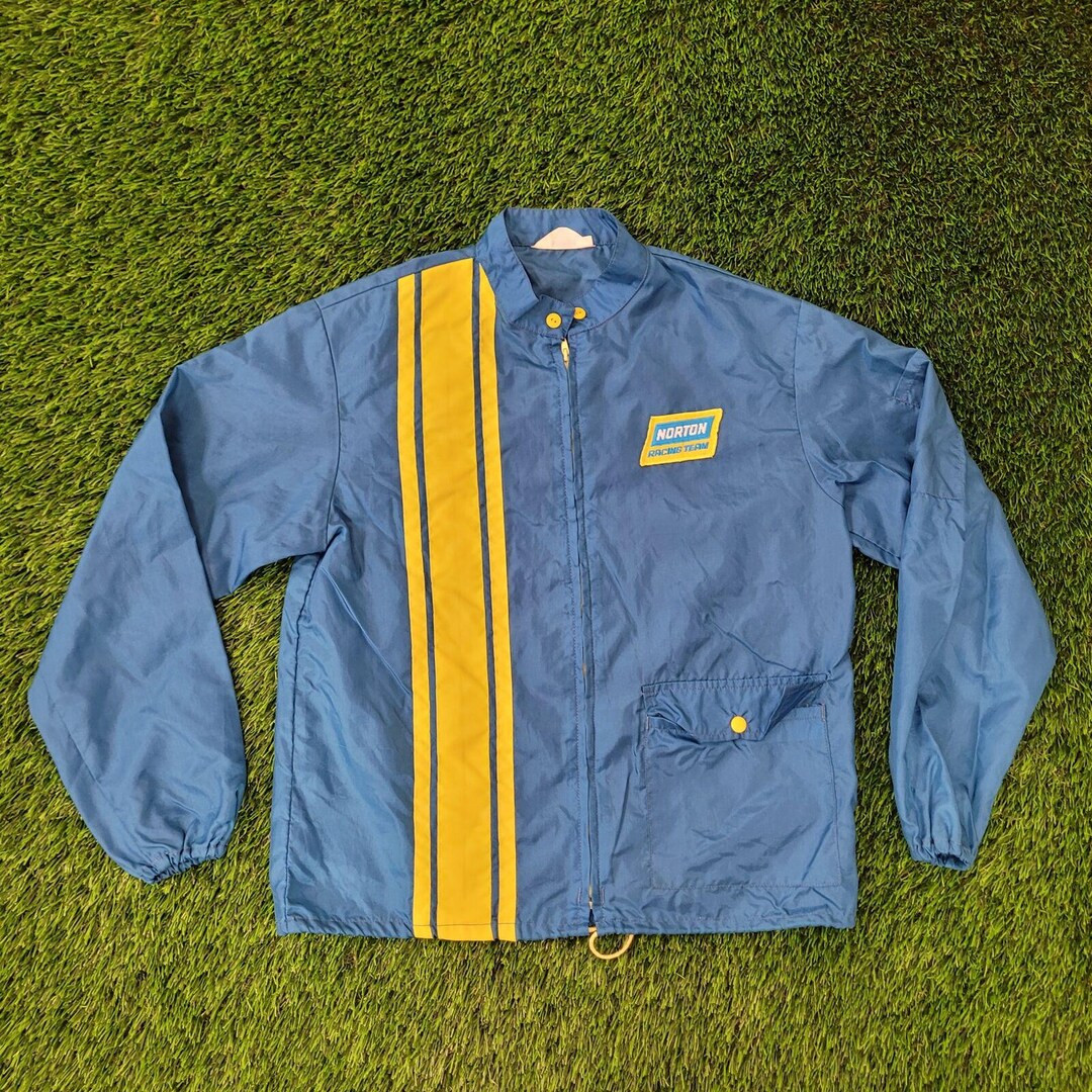 Vintage 60s Norton Racing Team Jacket Medium 21x26 Baggy USA - Etsy