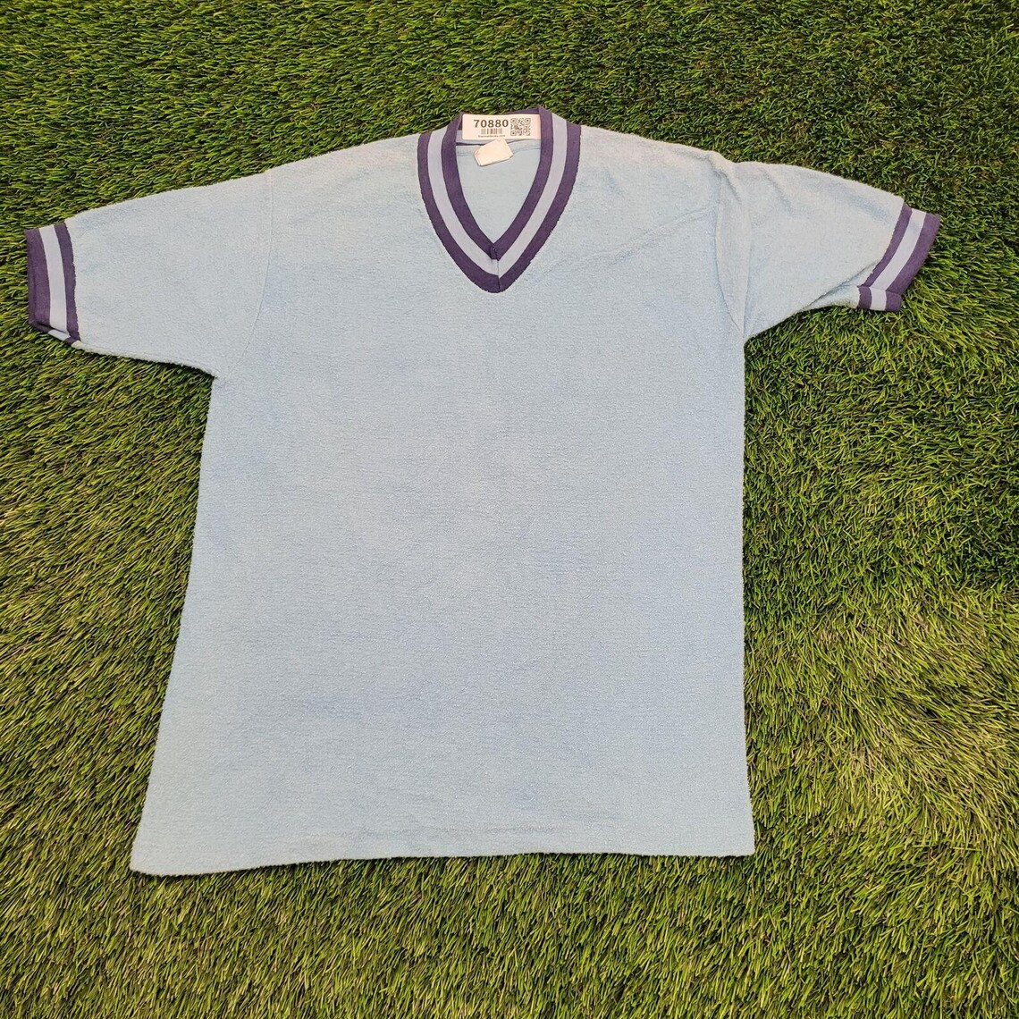 Vintage 70s MOD Terry Blank Ringer Shirt S/M 18x25 USA - Etsy