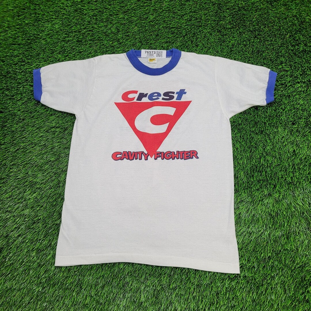 Vintage 70s Crest Colgate Shirt Womens S/M 18x23 USA - Etsy