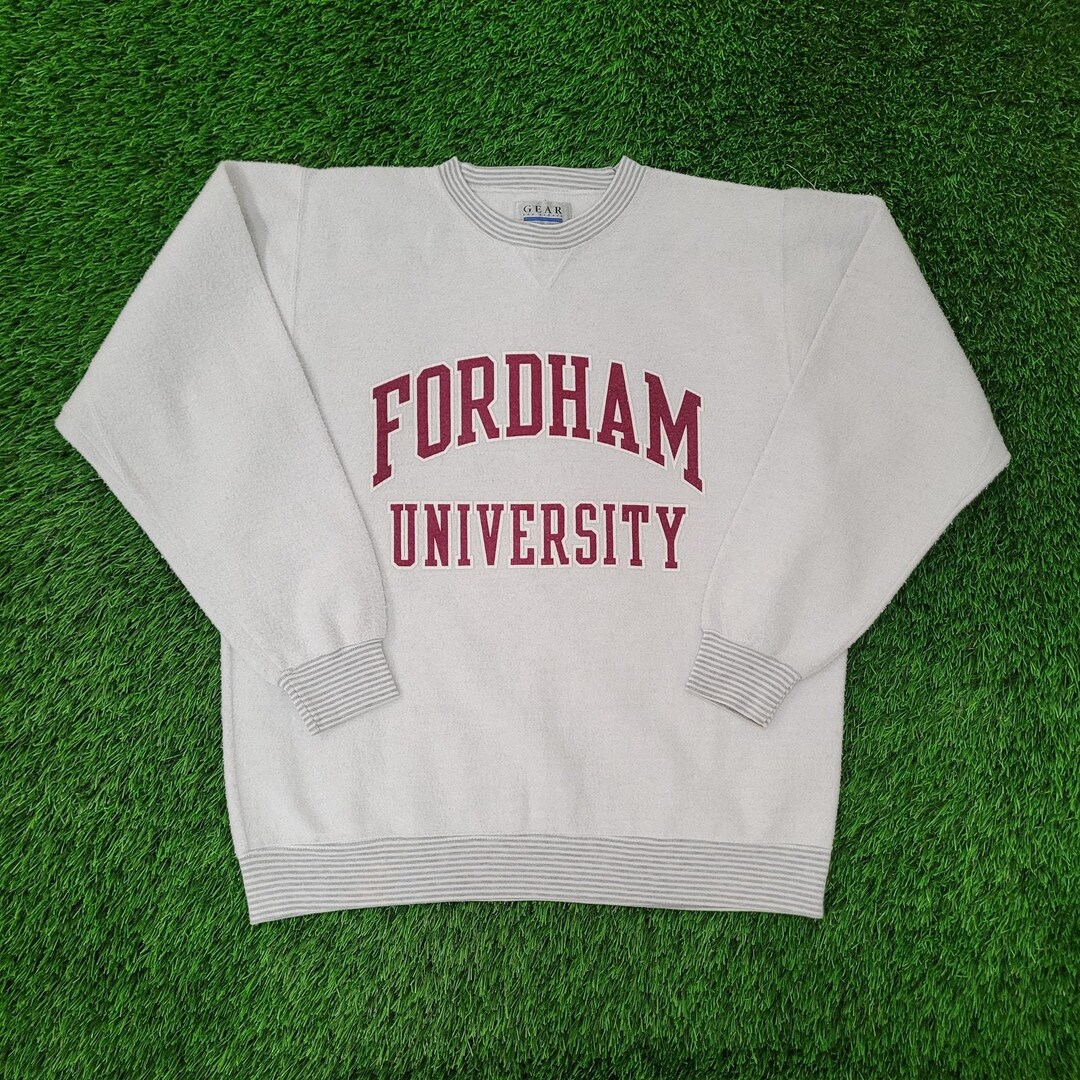 Vintage Fordham University Sweatshirt XL 24x27 Reverse Fleece - Etsy