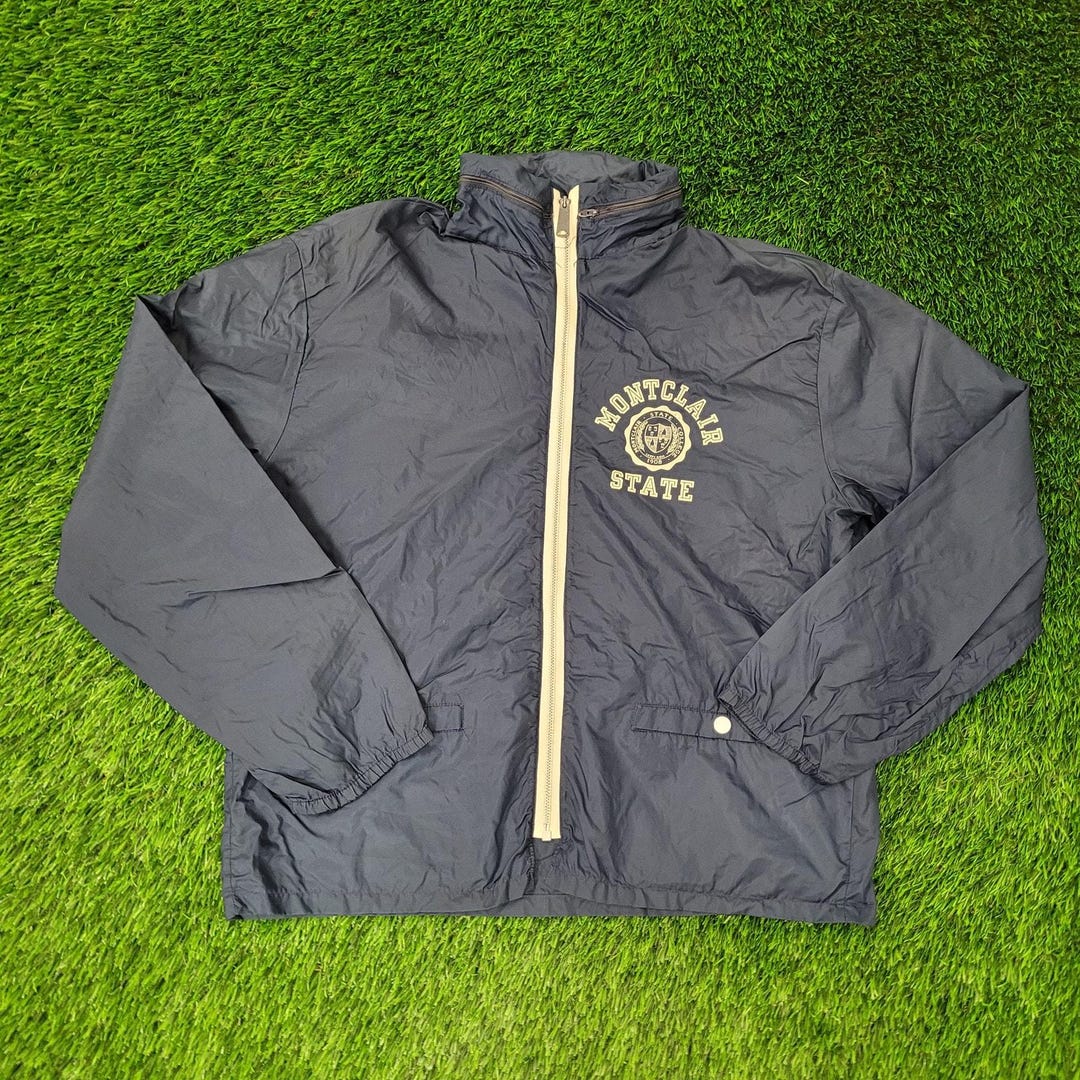 Vintage 50s Champion Montclair State College Jacket XL 25x26 Blue ...
