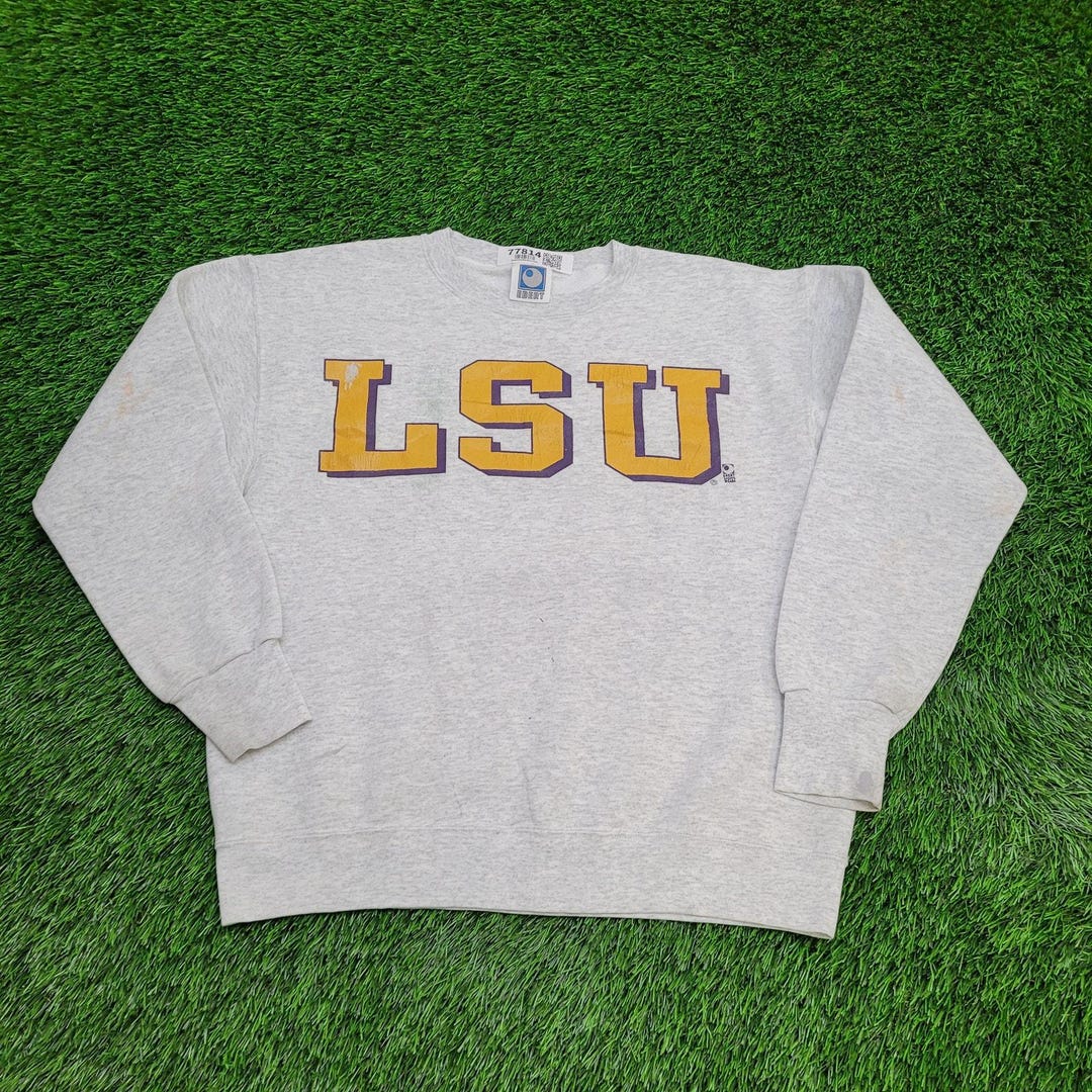 Vintage Louisiana State-university Sweatshirt Large 22x24 LSU - Etsy