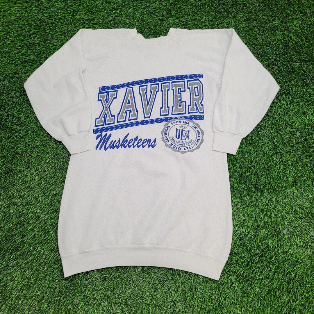 Vintage Xavier University Sweatshirt Dress Womens Medium 19x29 USA 80s ...