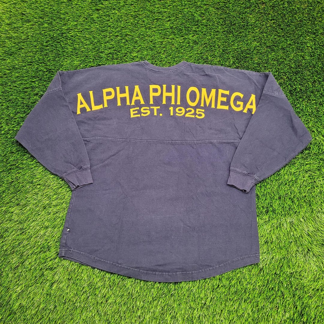Vintage Alpha-phi-omega Shirt Womens Large 21x26 Navy-blue - Etsy