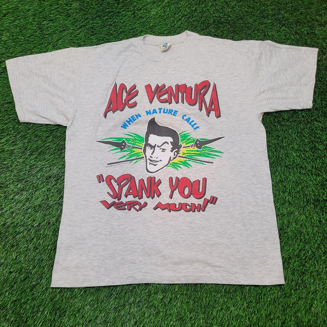 Vintage 1996 Ace Ventura Movie Promo T-shirt XL/XXL Jim-carrey 90s RARE ...