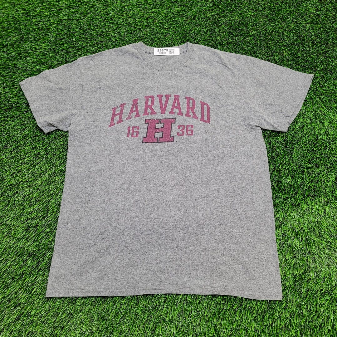 Vintage Harvard University Shirt Womens Large 21x26 Gray - Etsy