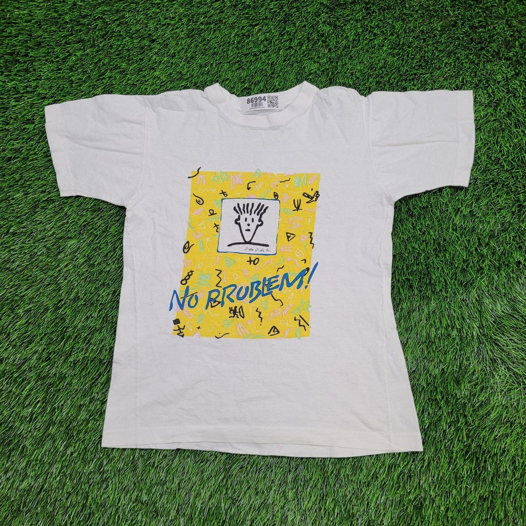 Vintage 90s Fido-dido No-problem Shirt Womens XS 17x22 White - Etsy