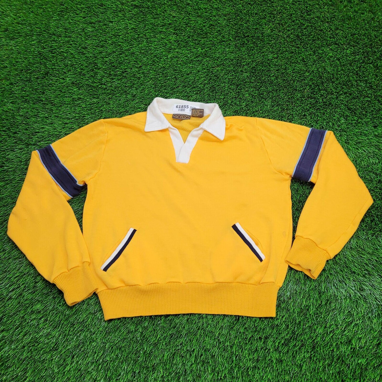 Retro MOD Aesthetic Streetwear Medium 21x22 Yellow - Etsy