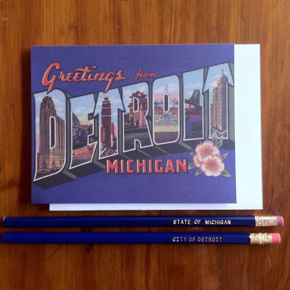 Michigan Notecards curated by Awesome Mitten on Etsy