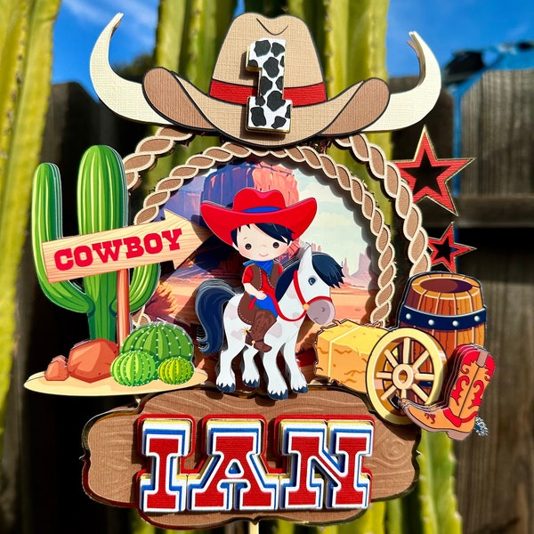 Rodeo Cowboy Boots Cake Topper - Etsy