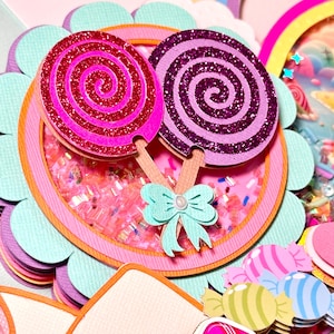 Candyland Cake Topper Sweet One Theme Two Sweet Birthday Summer Candy ...