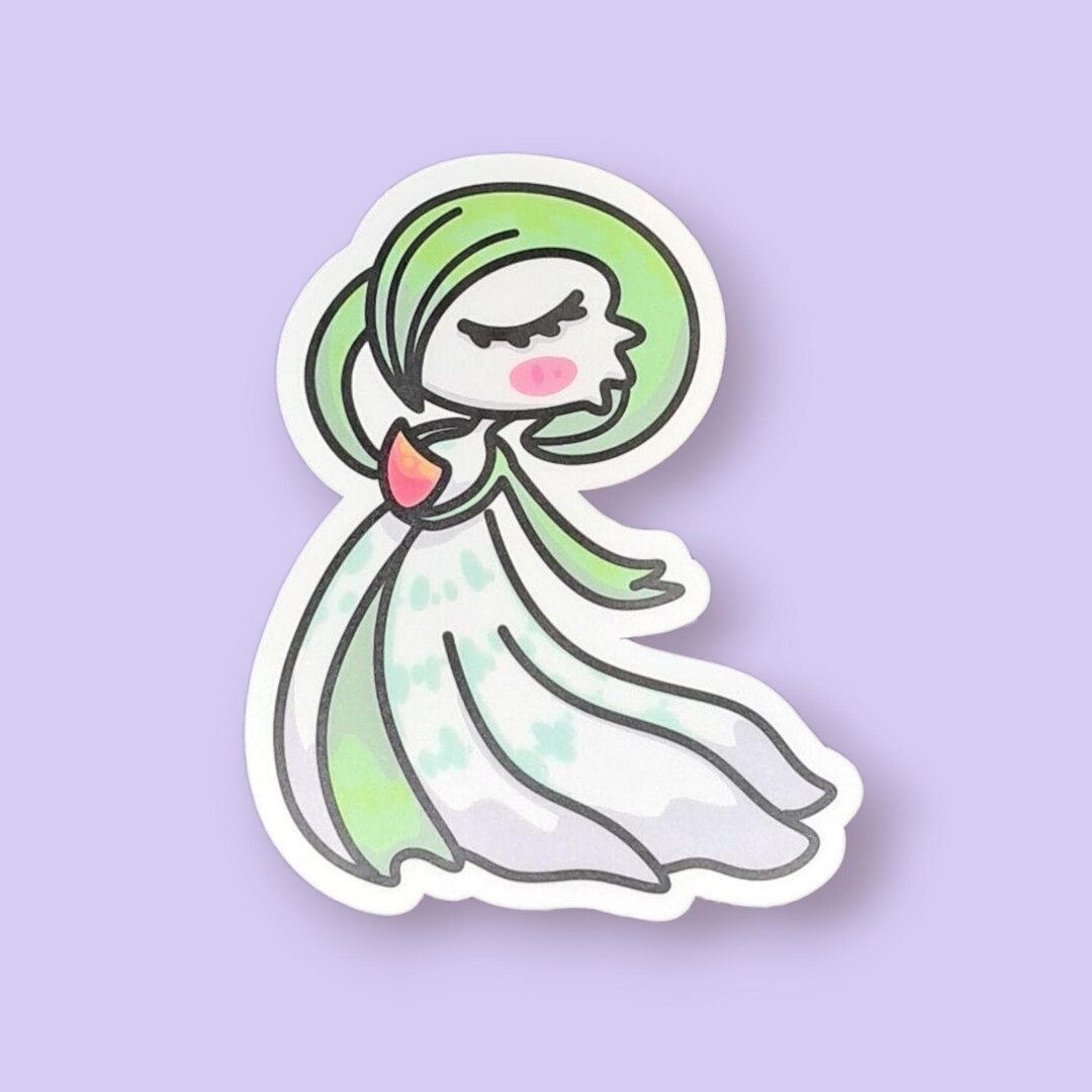 Cute Gardevoir Sticker – Vinyl Water-resistant by BNTY - Etsy
