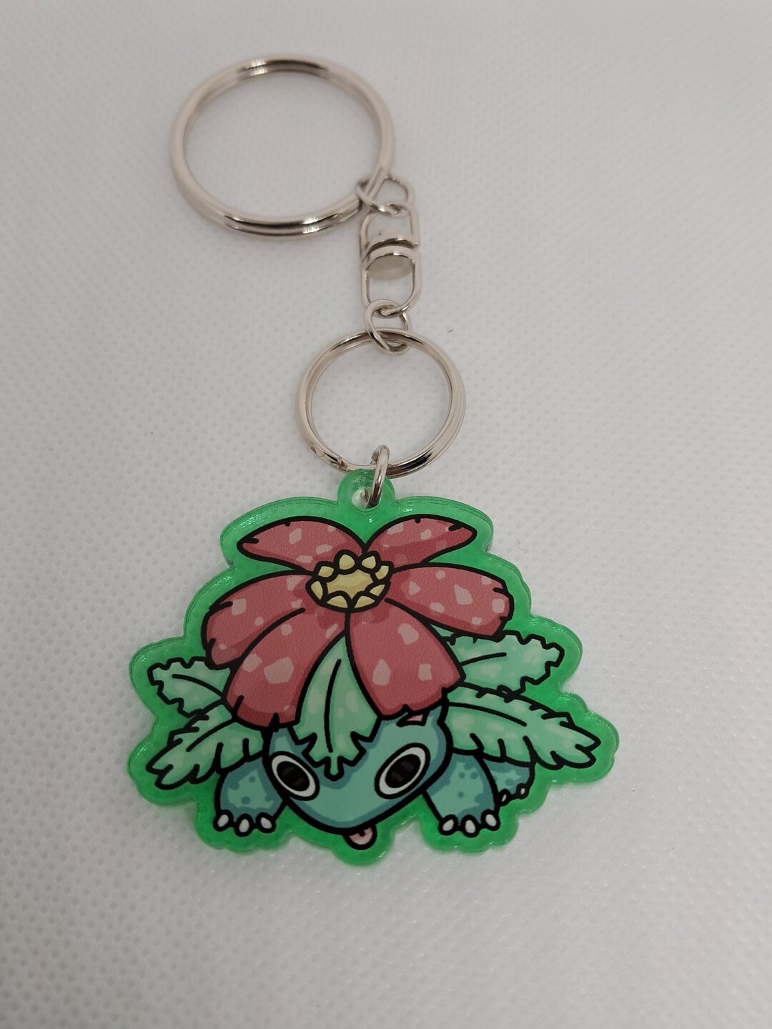 Derpy Venusaur Acrylic Keychain - Single-sided Design by BNTY - Etsy