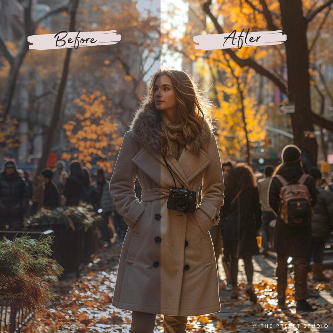 AUTUMN Lightroom Presets, Fall Lightroom Presets, Golden, Leaves ...