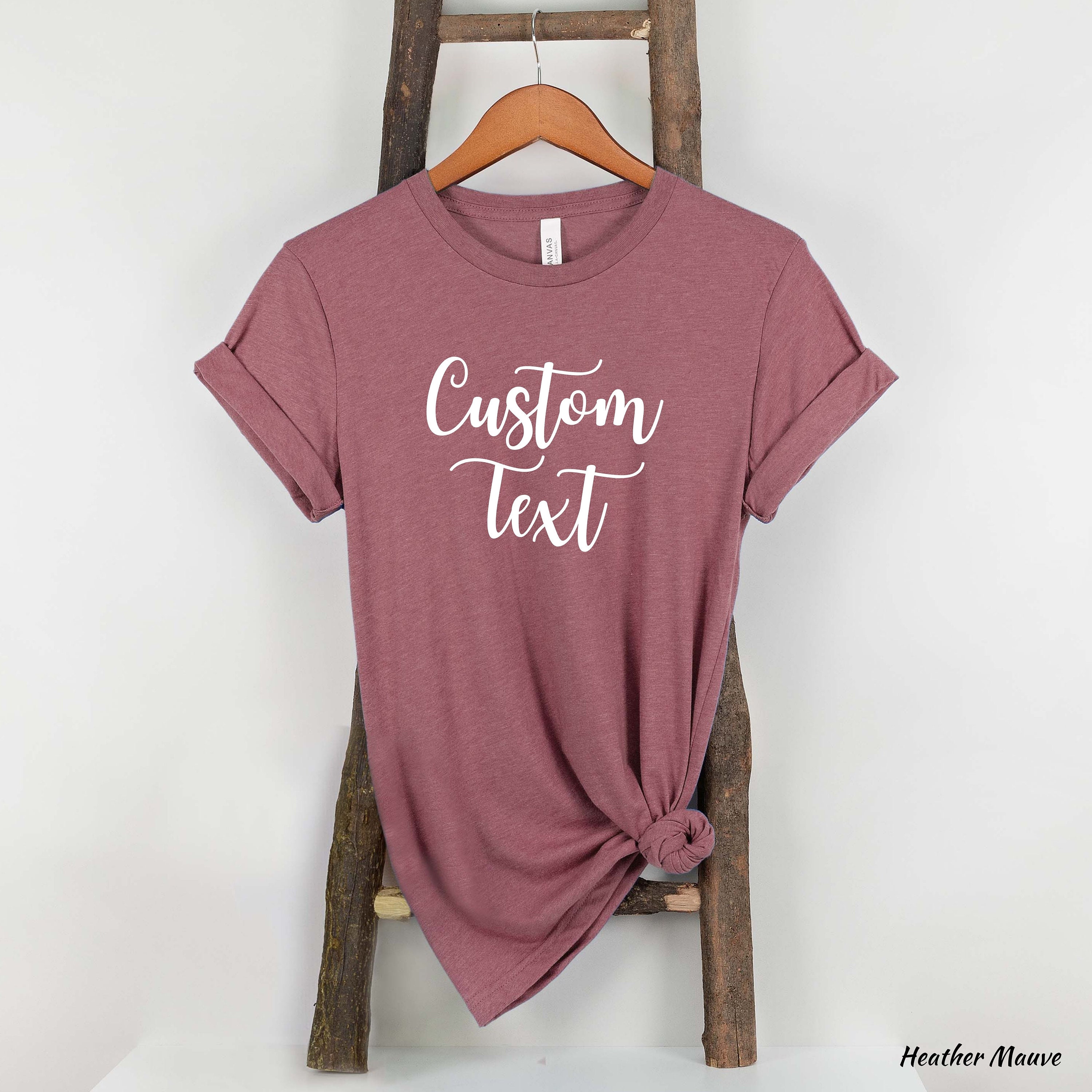 Custom Shirt, Custom Text Shirt ,custom Family Shirt, Custom Group ...