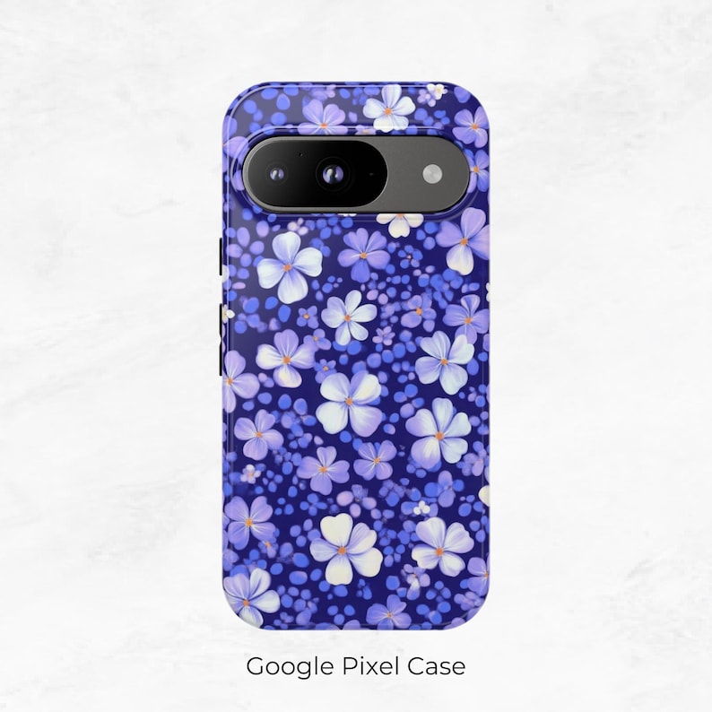 PURPLE FLOWERS Phone Case for Samsung Galaxy S26 S25 S24 S23 S22 S21 ...