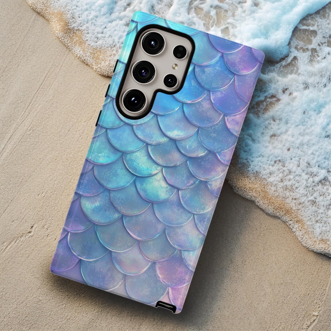 MERMAID FISH SCALES Phone Case for Samsung Galaxy S25 S24 S23 S22 S21 ...