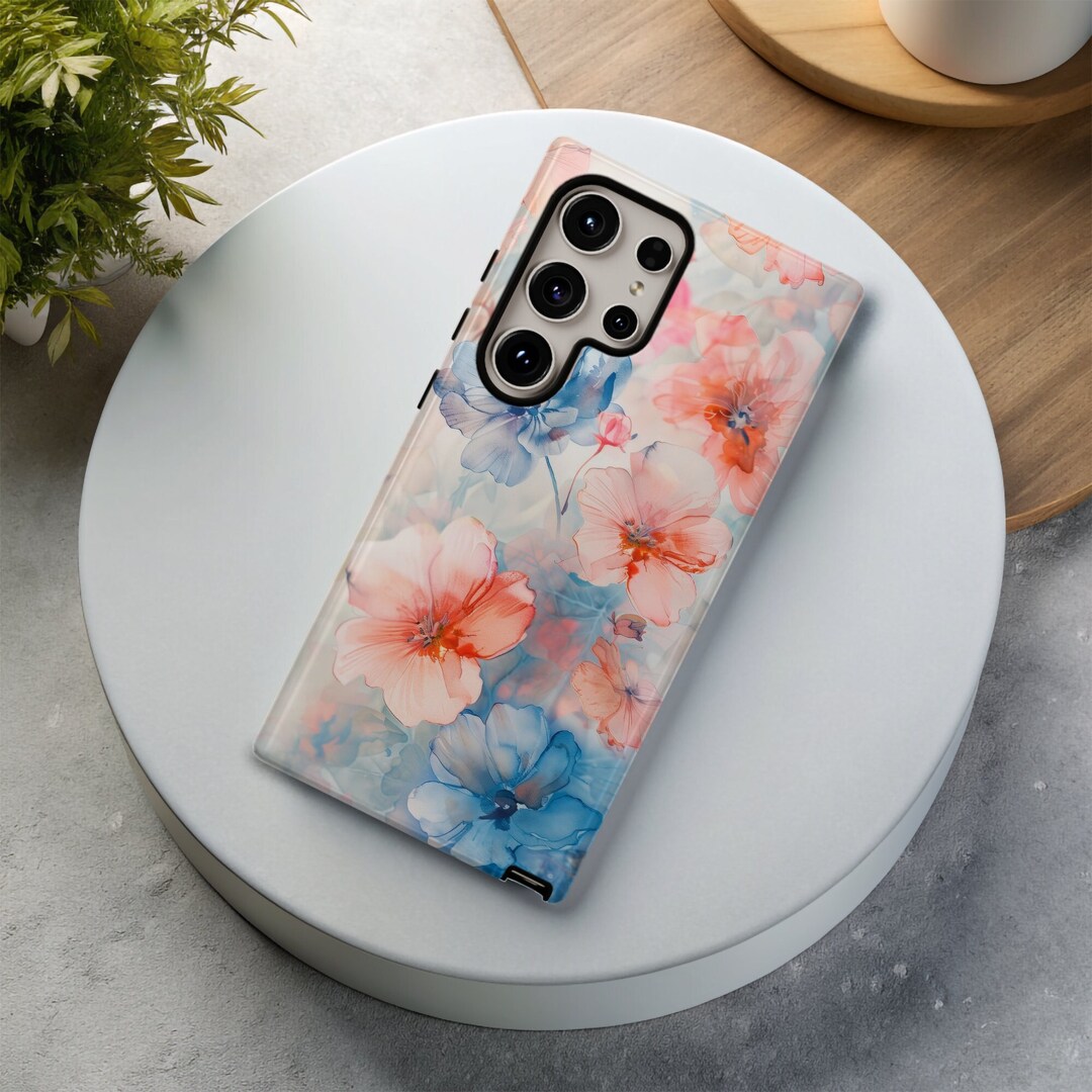 WATERCOLOR WILDFLOWERS Phone Case for Samsung Galaxy S25 S24 S23 S22 S21 S20 S10 Google Pixel ...