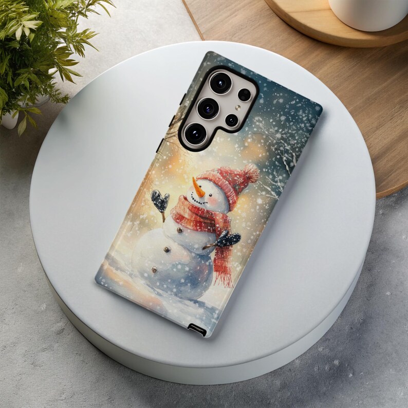 WINTER SNOWMAN Phone Case for Samsung Galaxy S26 S25 S24 S23 S22 S21 ...