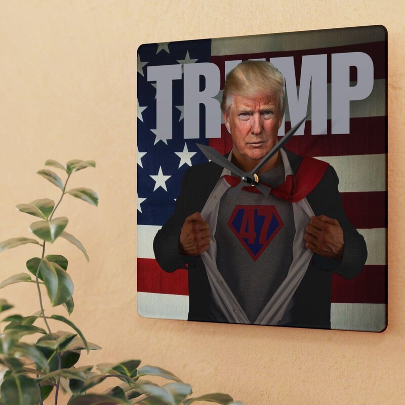 Trump Wall Clocks - Etsy
