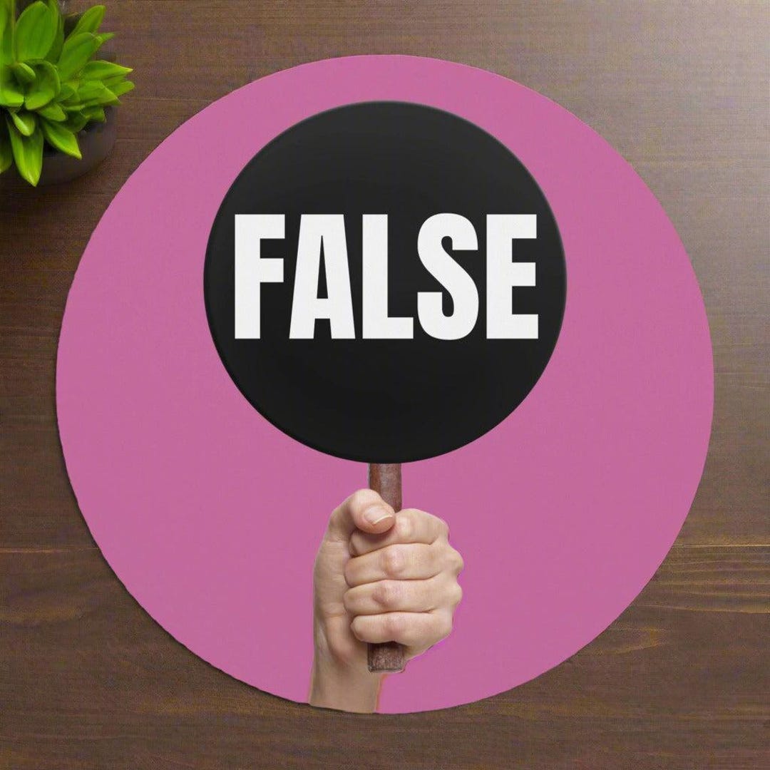 Bold Statement Mouse Pad | 'false' Design - Etsy