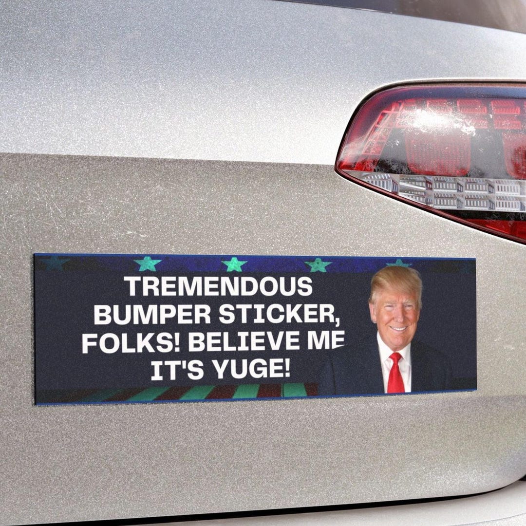 Tremendous Trump Car Magnets - Etsy