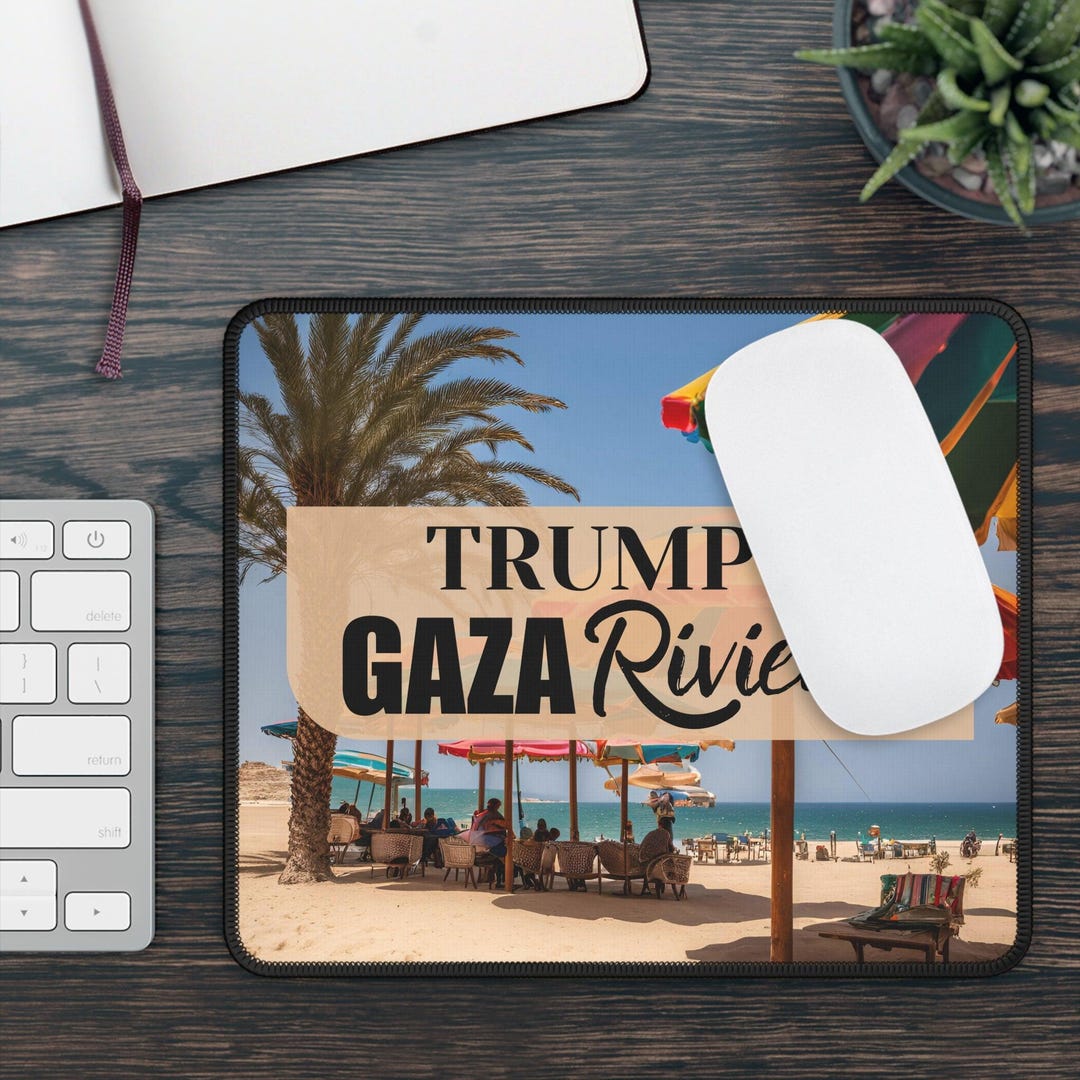 Trump's Gaza Riviera Gaming Mousepad - Etsy
