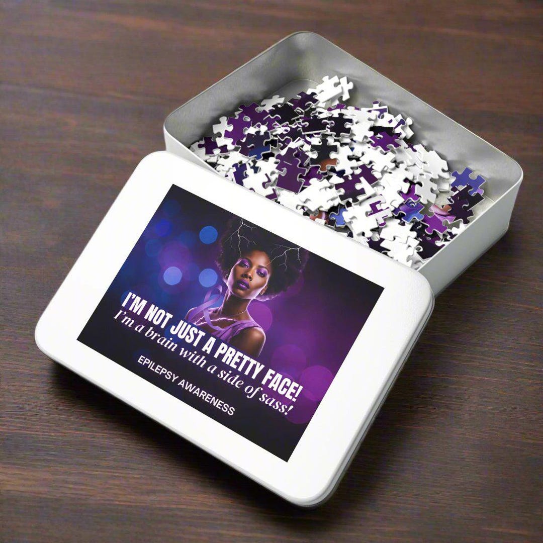 Sassy Brain Jigsaw Puzzle With Tin - Etsy