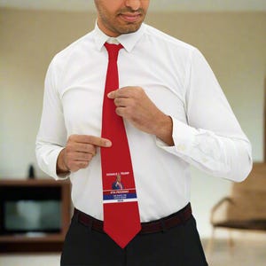 Donald J. Trump 47th President Necktie - Etsy