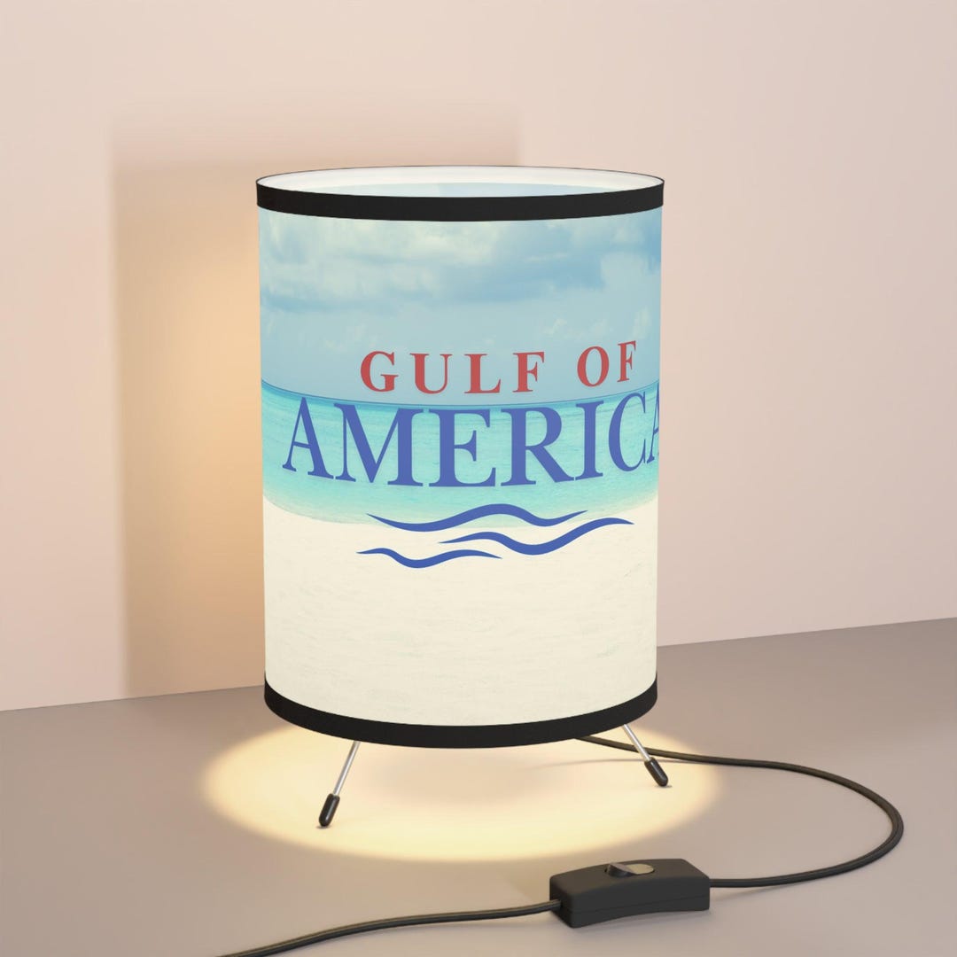 Gulf of America Tripod Lamp Coastal Vibes Table Light - Etsy