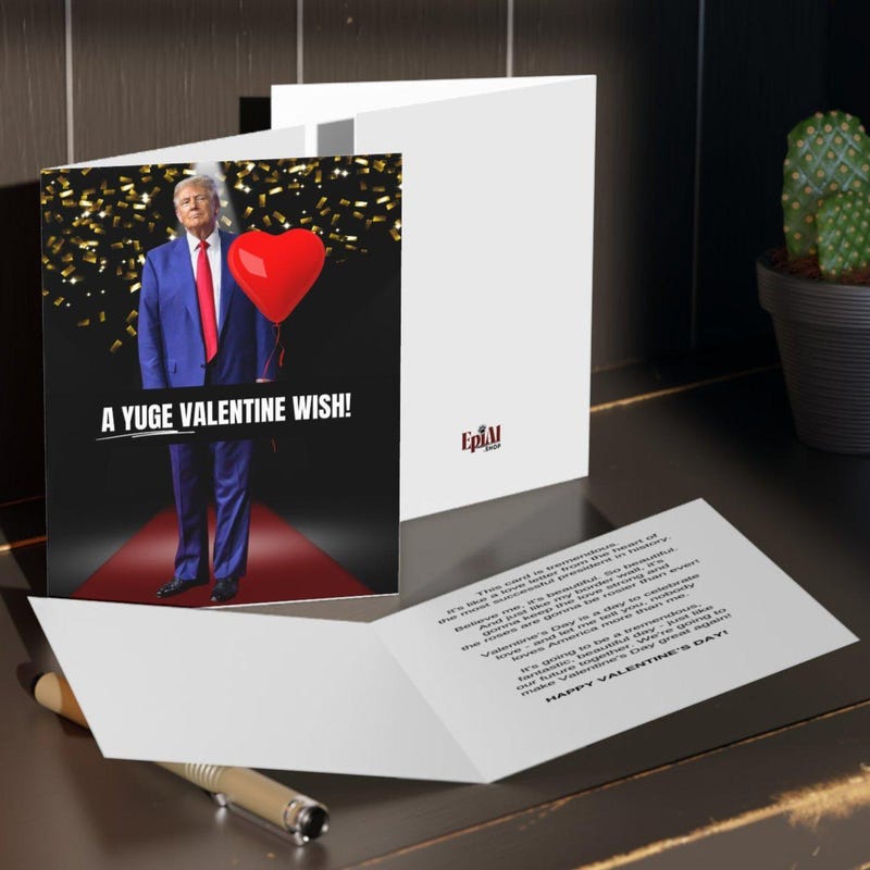 Trump Greeting Card - Etsy
