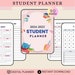 Student Planner Assignment Tracker Project Academic Planner Digital ...