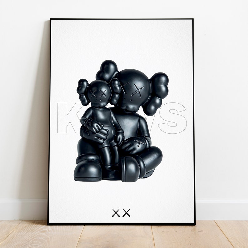 Kaws Poster Set of 3, Kaws Figure Poster, Kaws Wall Art, Hypebeast Wall ...
