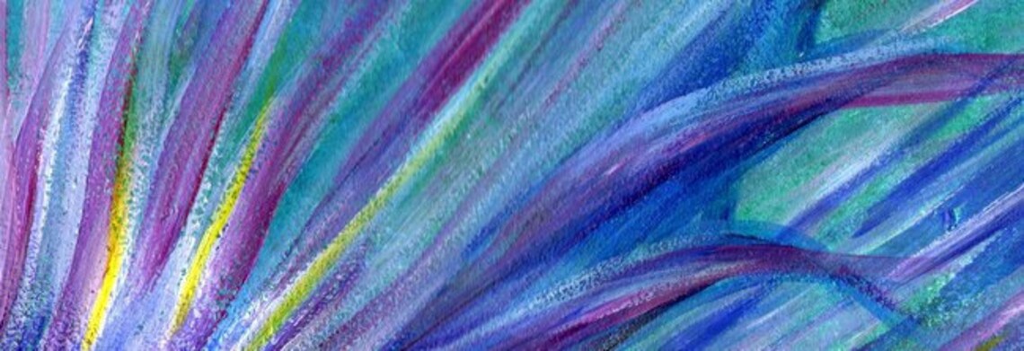 Violet Betta Fish Art Print of Acrylic Painting - Etsy