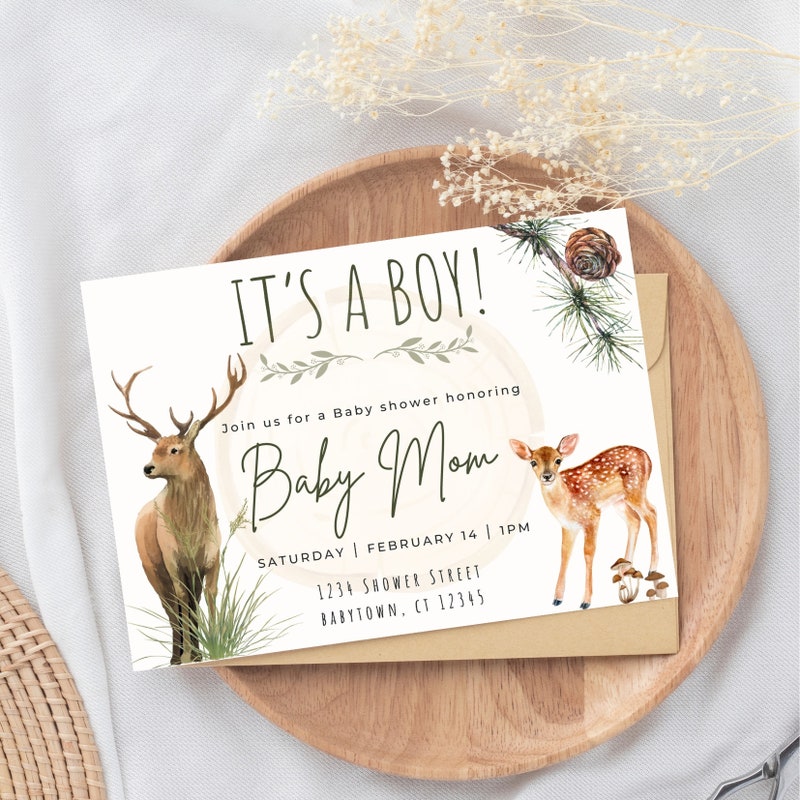 Deer Baby Shower - Etsy